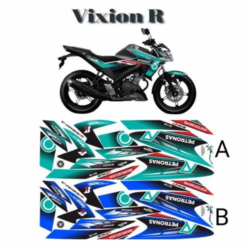 Jual Decal / Sticker striping variasi Vixion R petronas - C - Kab ...