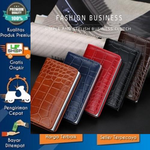 Jual Dompet Kartu Kulit Pria Baellerry K913 Original Leather Premium - Biru - Jakarta Barat ...