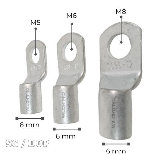 Jual Skun / Cable Lugs SC Dop Untuk Kabel Tembaga Ukuran 6mm M5 M6 M8 ...