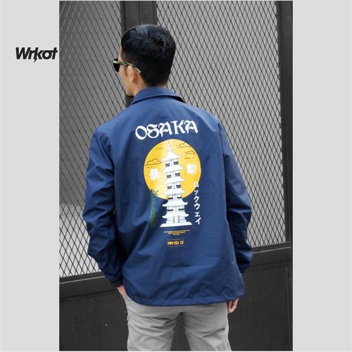 Jual JAKET COACH OSAKA WORKOUT STREETWEAR ORIGINAL - Biru Navi, S ...