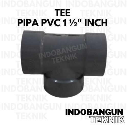 Jual Tee Polos Letter T Pipa PVC Sambungan Pipa T PVC 1 1/2" Inch - Kab. Sidoarjo - Indobangun ...