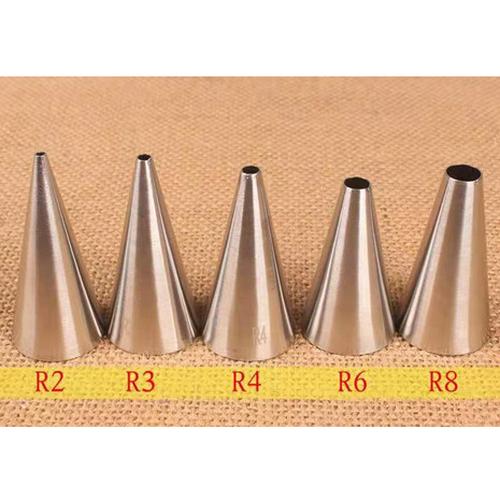 Promo Spuit Isi 5pcs Tulis Bulat Nozzle Piping Icing Kue Art Nozzle ...
