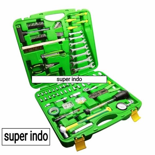 Jual TEKIRO TOOL SET MEKANIK 130 PCS BOX PLASTIK - KUNCI SET 130PC MECHANIC - Jakarta Barat ...