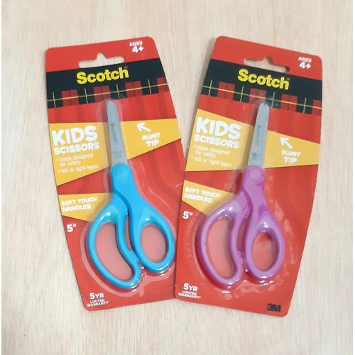 Jual GUNTING KERTAS ANAK 3M SCOTCH UJUNG TUMPUL 1442 ( 5 INCH ) KIDS ...
