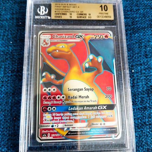 Jual Pokemon Charizard SR BGS 10 pristine , Rare Collection - Kota ...