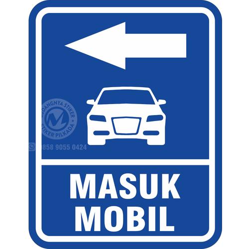Jual STIKER VINYL RAMBU MASUK MOBIL 35X45CM - Kota Tangerang Selatan ...