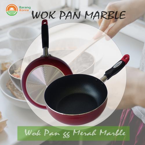 Jual Wok gg Merah Marble/ Wajan kuali Marble Akebonno 20cm-32cm ...