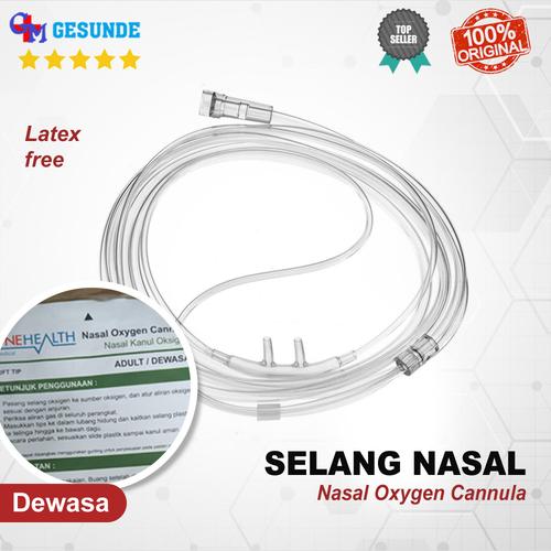 Jual Selang Nasal Kanul Dewasa - Nasal Oxygen Cannula Adult - Kota ...