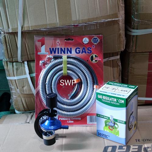 Jual DESTEC selang gas lpg regulator com 201m plus meter - Kota Cilegon ...