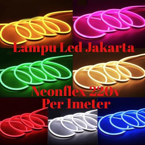 Jual Lampu selang LED neonflex 220v meteran. Neon sign selang LED per ...