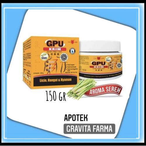 Jual GPU krim 150 gram - Jahe - Kota Bandung - Apotek Gravita Farma ...