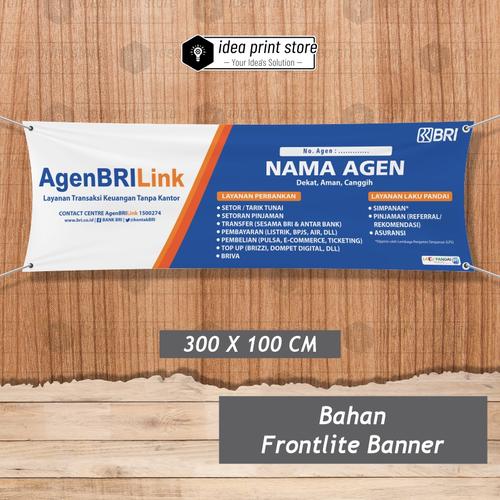 Jual SPANDUK BRILINK 3X1M BANNER BANK BRI MURAH CEPAT IDEAPRINTSTORE ...