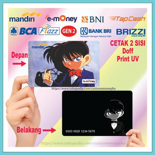 Jual KARTU EMONEY MANDIRI BCA GEN 2 BNI BRI ANIME DETECTIVE CONAN ...