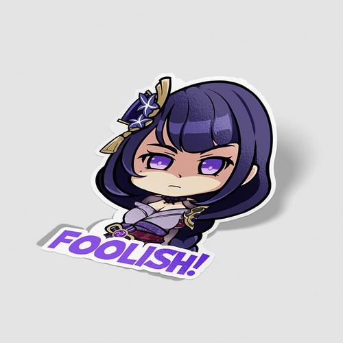 Jual Stiker Raiden Shogun - Genshin Impact - Foolish! - Kota Bandung ...