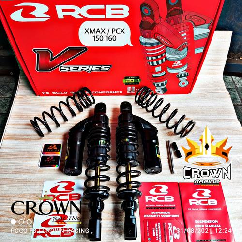 Jual Shock RCB VD Series Click Rebound 350mm Yamaha XMAX / PCX 150 160 ...
