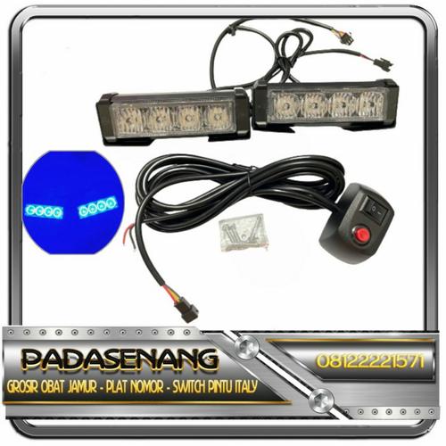 Jual Lampu LED Strobo Polisi/Strobo Set/Strobo 4 Titik/Strobo Motor ...
