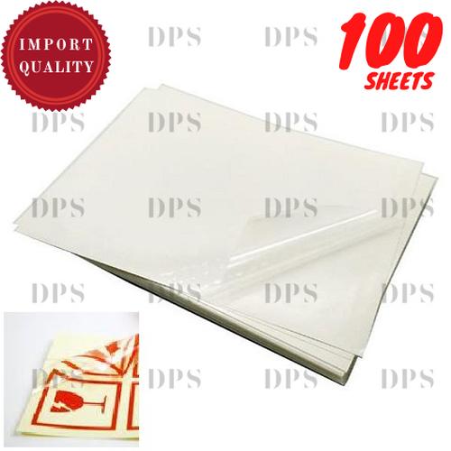 Jual Kertas Stiker Transparan Tebal 40mic F4 - Jakarta Barat - Kertas ...