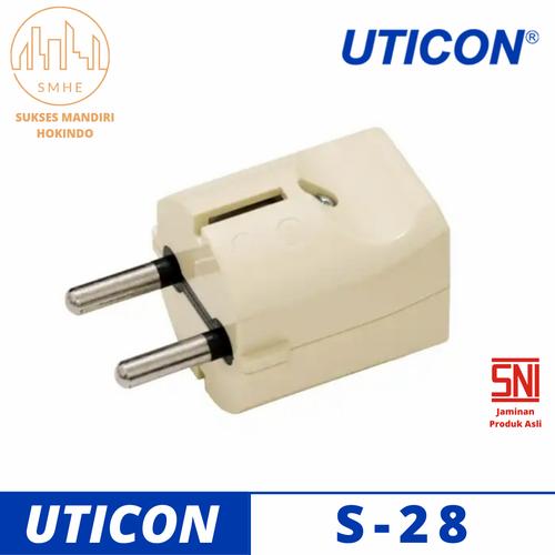 Jual Uticon Steker Arde S - 28 Tusuk Kontak Konektor Original SNI 100% ...