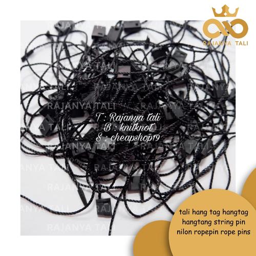 Jual tali hang tag hangtag hangtang string pin nilon ropepin rope pins ...