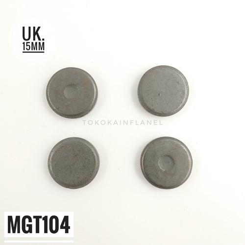Jual MGT104 Magnet Hitam Cekung Tengah Uk15mm Tebal 2mm (Per Lusin ...