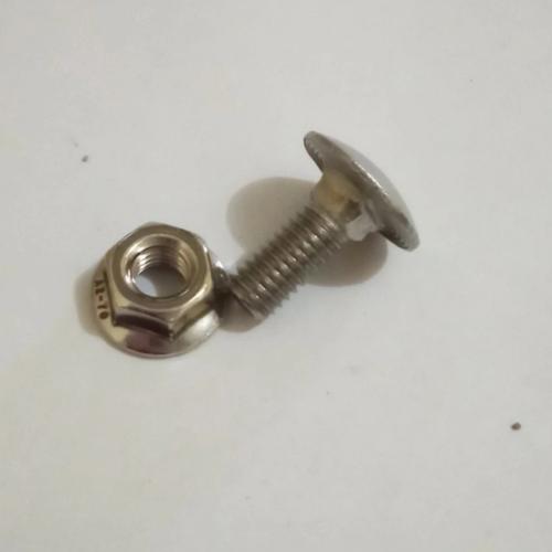 Jual Baut Payung MurBaut Round Head Bolt + Nut Tray M6 / M8 × 15/20mm ...