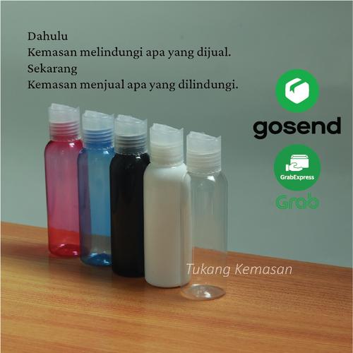 Jual Botol Plastik BR 100 ml Push on / Presstop 100 ml - Merah Muda ...