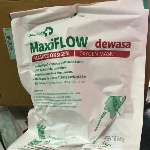 Jual Selang Masker Oksigen Dewasa Maxiflow - Besmed - Jakarta Timur ...