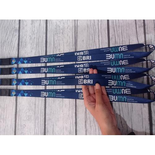 Jual Lanyard BRI logo baru / Lanyard BUMN BRI NEW / Lanyard BRI BUMN ...