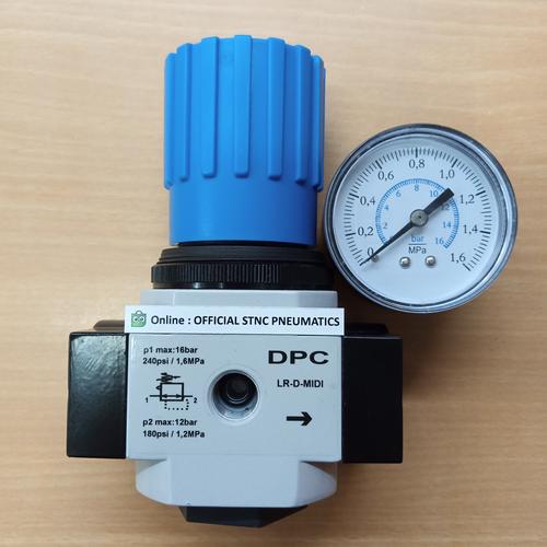 Jual REGULATOR ANGIN 1/2 INCH DPC-LR-1/2-D-MIDI - Jakarta Barat ...