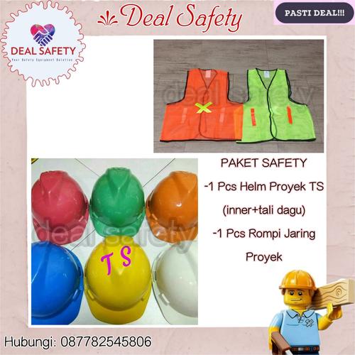 Jual Paket Helm Proyek TS + Rompi Jaring - Jakarta Barat - Deal Safety ... Jual Paket Helm Proyek TS + Rompi Jaring - Jakarta Barat - Deal Safety ...