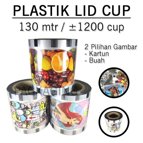 Jual CUP SEALER / TUTUP GELAS PLASTIK / PLASTIK LID CUP SEALER 130M ...