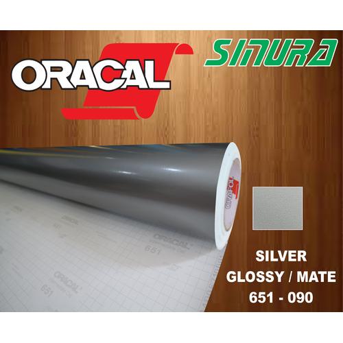 Jual Sticker Oracal 651-090 SILVER GREY (GLOSSY/MATTE) - MATTE - Kota ...