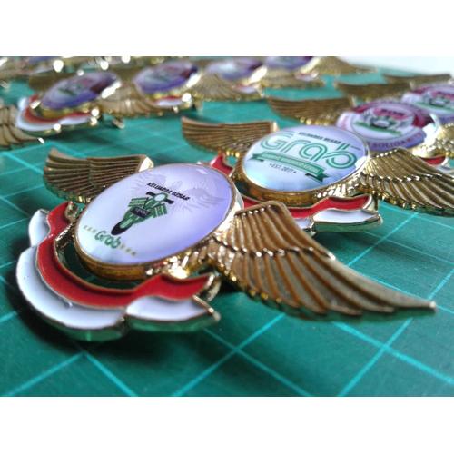 Jual Pin Kuningan | Lencana | Pin Custom Kuningan Tebal Peniti Cor ...