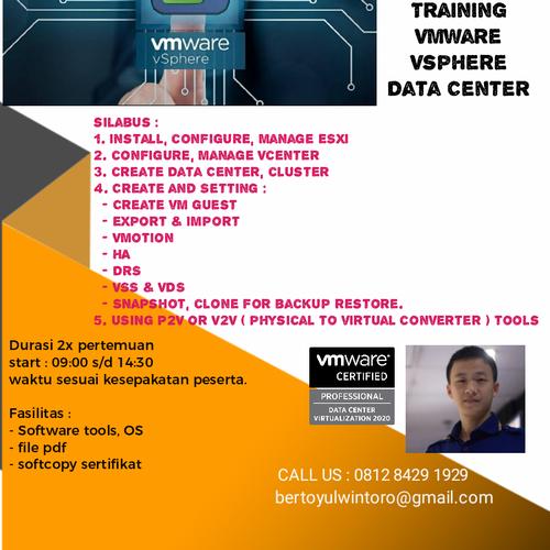 Jual Training VMware vSphere Data Center Online - Kab. Tangerang - Bertochan | Tokopedia