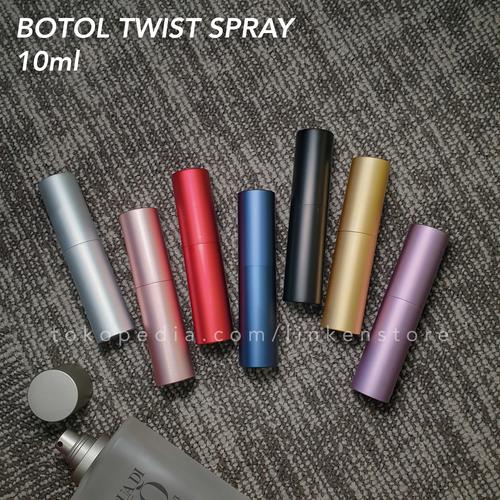 Jual Botol Twist and Spray 10ml - Refillable Perfume Parfum Pump Decant ...