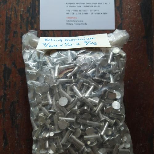 Jual paku keling alumunium 3.5x12x 8 / Paku Rivet 3.5x12x8 /Blind Rivet ...