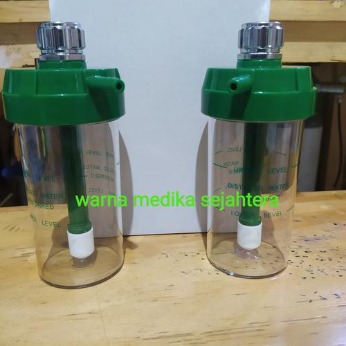 Jual botol humidifier oksigen regulator / botol regulator oksigen medis ...