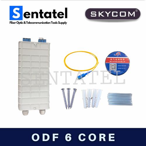Jual ODF / Roset FTTH / OTB Wall 6 Core SC LENGKAP BREKET Adapter ...