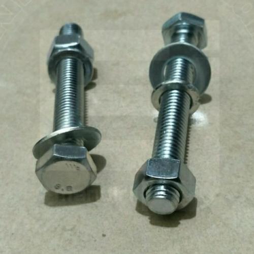 Jual Baut mur 8.8 galvanis M20 x 80 + 1ring plat + ring per - Jakarta ...