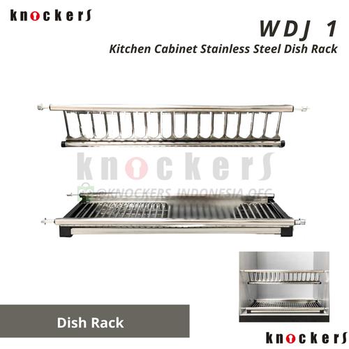 Jual KITCHEN CABINET STAINLESS STEEL 304 DISH RACK / WDJ / KNOCKERS ...