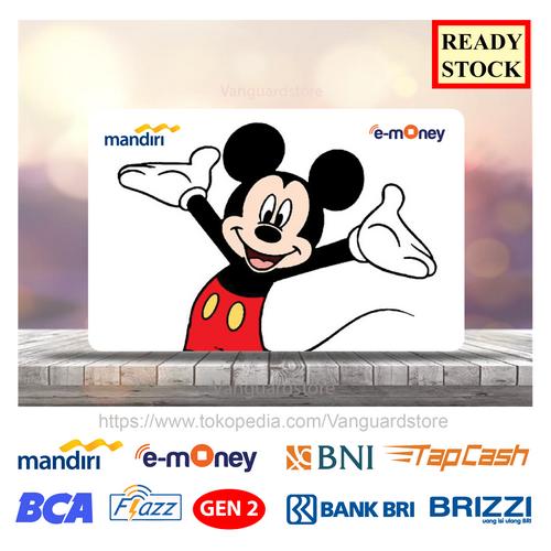 Jual Emoney Mandiri Etoll Kartun Mickey Mouse Tikus Mini Disney - 1 ...