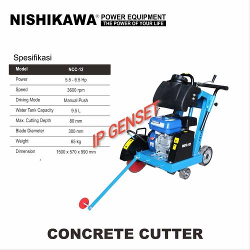 Jual mesin potong aspal beton 12 inch.. concrete cutter 12 inch ...