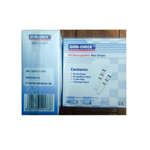 Jual QUICK CHECK HB HEMOGLOBIN TEST STRIPS - Kota Tangerang - Dunia ...