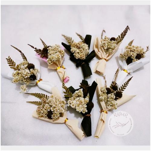 Jual Buket bunga mini / buket bunga kering - Hitam - Jakarta Utara ...