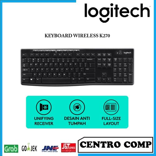 Jual Logitech Wireless Keyboard K270 / KEYBOARD wireless - Kota ...
