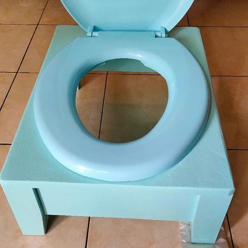 Jual 20 cm kursi toilet wc duduk portable kursi bab kamar mandi toilet ...