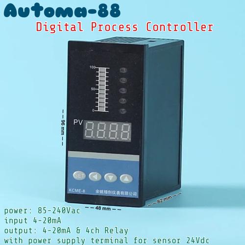 Jual Digital Process Controller input 4-20mA output 4-20mA & 4ch Relay ...