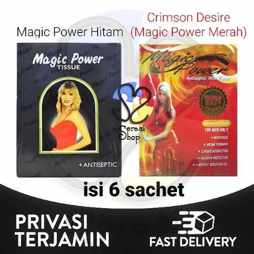 Jual Magic Power Hitam / Tisu Magic Power Crimson Desire - Hitam - Kota ...
