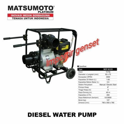 Jual pompa alkon diesel 6 inch electric stater.. pompa tambang ...