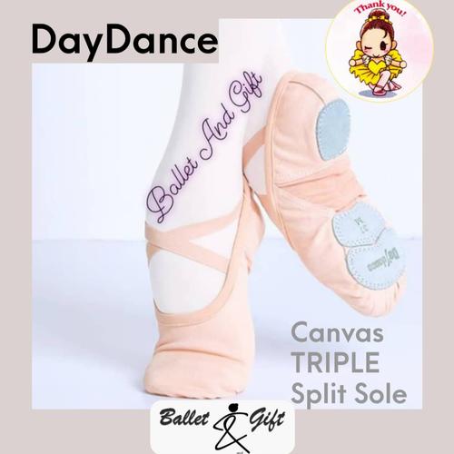 Jual sepatu Ballet TRIPLE SPLIT SOLE with MESH by DayDance - 34, Flesh ...